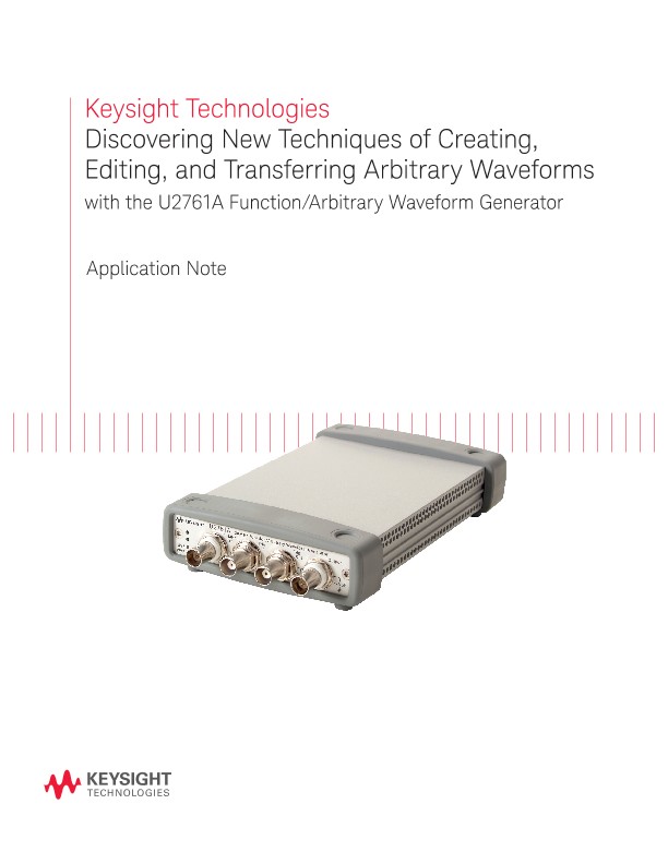 New Techniques of Creating and Editing Arbitrary Waveforms PDF Asset Page | Keysight